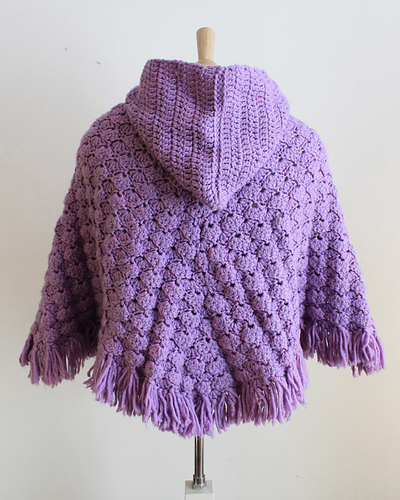 Ravelry: Puff Shell Poncho PA886 pattern by Maggie Weldon