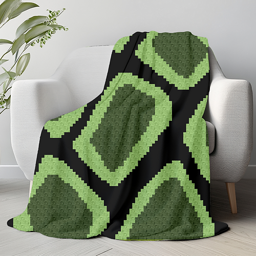 Ravelry: C2C Snake Print pattern by Ari Wimsett