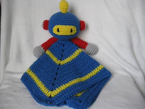 Ravelry: Robby the Robot Lovey pattern by Carolina Guzman