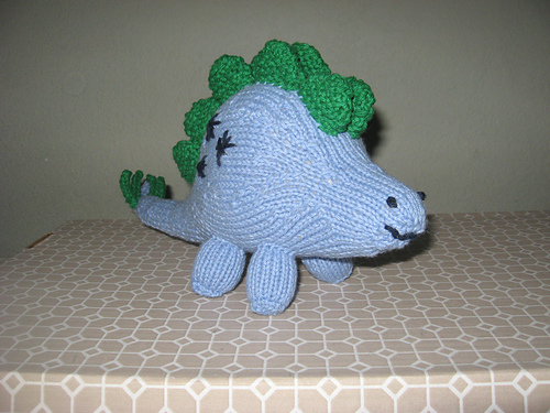Ravelry: Knitted Stegosaurus pattern by Jacob Haller