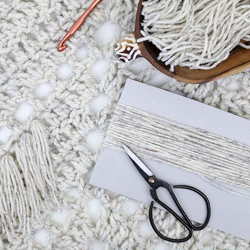 Ravelry: Sedona Fringed Throw pattern by Jess Coppom