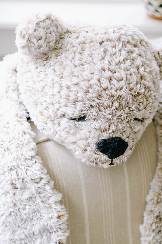 Ravelry: Hibernation Bear Blanket Rug pattern by Jess Coppom