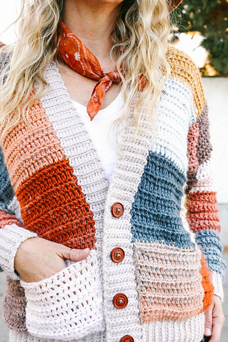 Ravelry: Patchwork Party Cardi ORIGINAL pattern by Jess Coppom