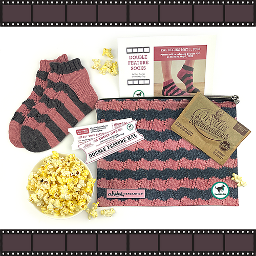 Ravelry: Double Feature Socks pattern by The Chilly Dog