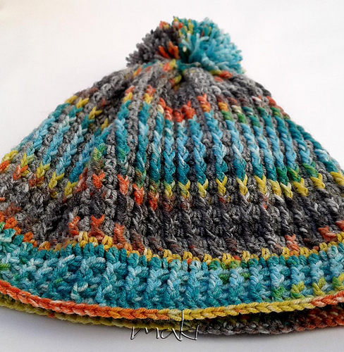 Ravelry: Double sided hat pattern by CraftyLady