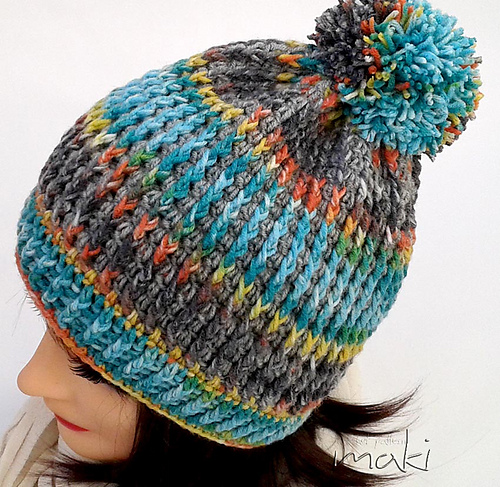 Ravelry: Double sided hat pattern by CraftyLady