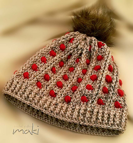 Ravelry: Red Dot hat pattern by CraftyLady