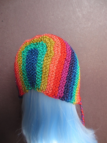 Ravelry: Blythe Rainbow Bonnet pattern by Elliot Hilton