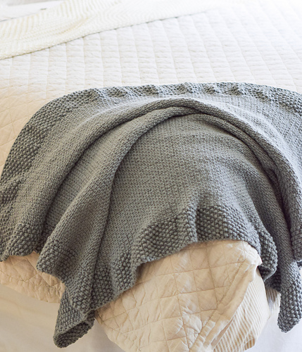 Ravelry: Homestead Linen Stitch Blanket pattern by Jessica Reeves Potasz