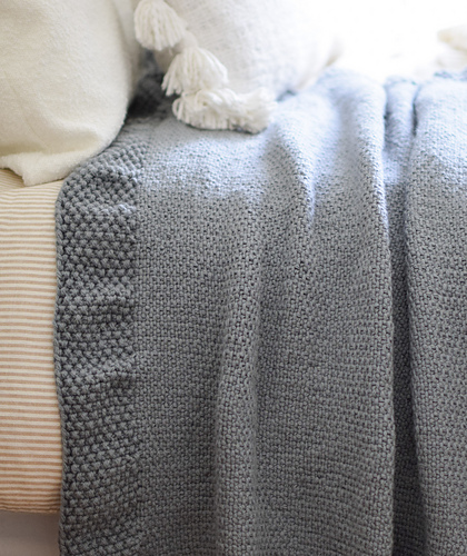 Ravelry: Homestead Linen Stitch Blanket pattern by Jessica Reeves Potasz