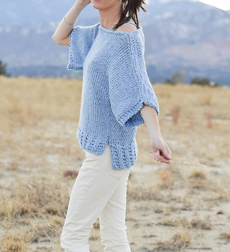 Ravelry: Easy Knit Boxy T Shirt pattern by Jessica Reeves Potasz
