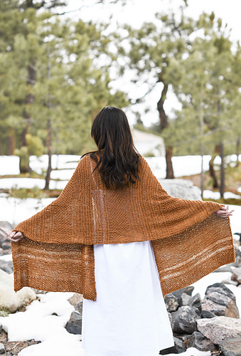Ravelry: Cosmos Textured Wrap pattern by Jessica Reeves Potasz