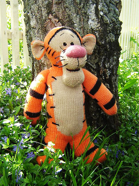 Ravelry: Knitted Tigger Winnie's friend pattern by Olga Chepizhnaya