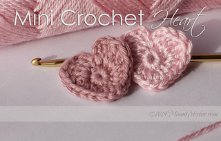 Ravelry: Mini Crochet Heart pattern by Michaela Krause