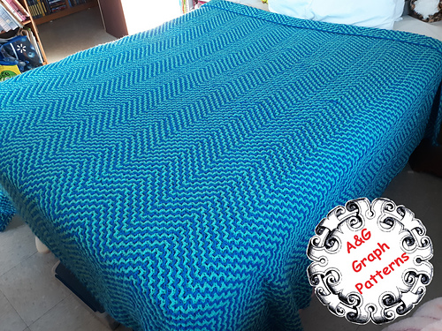 Ravelry: Chevron Pin Stripes IDC pattern by Angela Foster