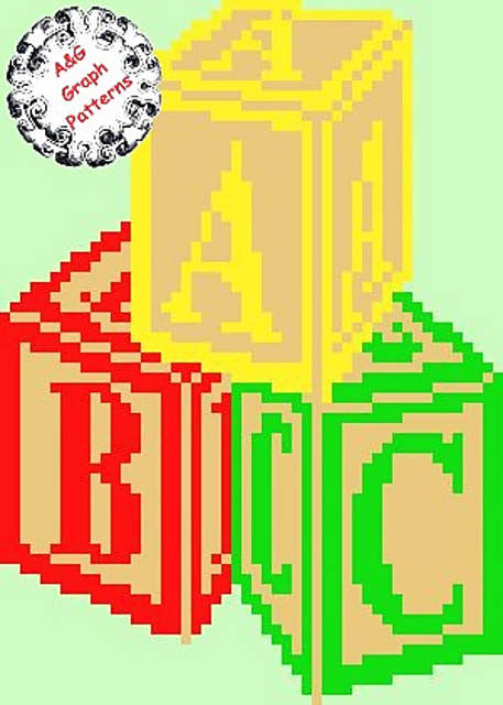 Ravelry: ABC Baby Blocks pattern by Angela Foster