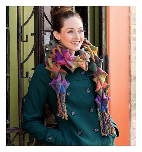 Ravelry: Three-D Entrelac Scarf pattern by Kathryn Alexander