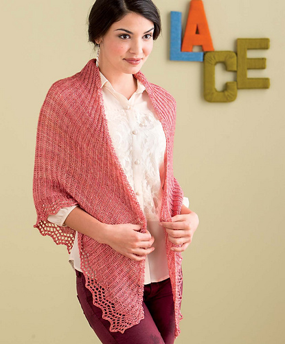 Ravelry: Openwork Triangle Shawl pattern by Mercedes Tarasovich