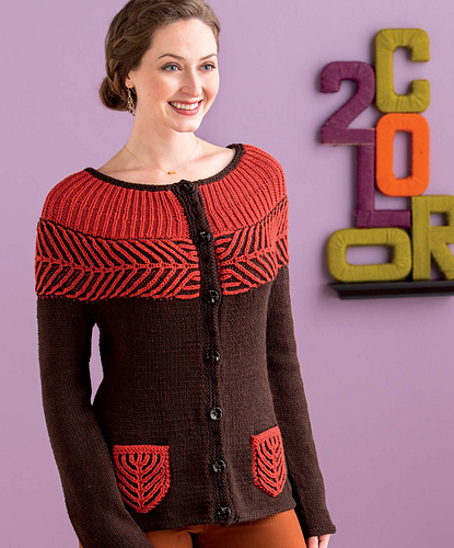 Ravelry: Arrow-Yoke Cardigan pattern by Mercedes Tarasovich