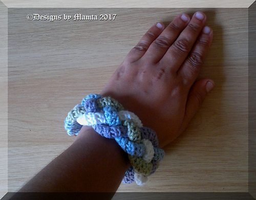 Ravelry: Four Braided Cuff Bracelet pattern by Mamta Motiyani