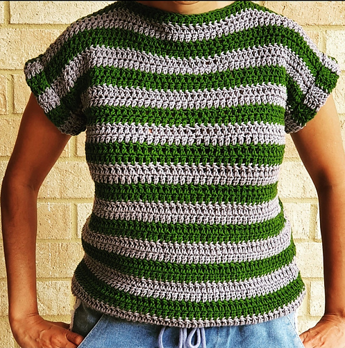 Ravelry: Wesley Stripes Tee pattern by Lauren Willis