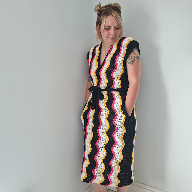 Ravelry: Zig a Zig ah dress pattern by Lauren Willis