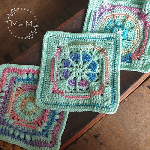 Ravelry: Fruit Pastels Square pattern by Melanie Grobler
