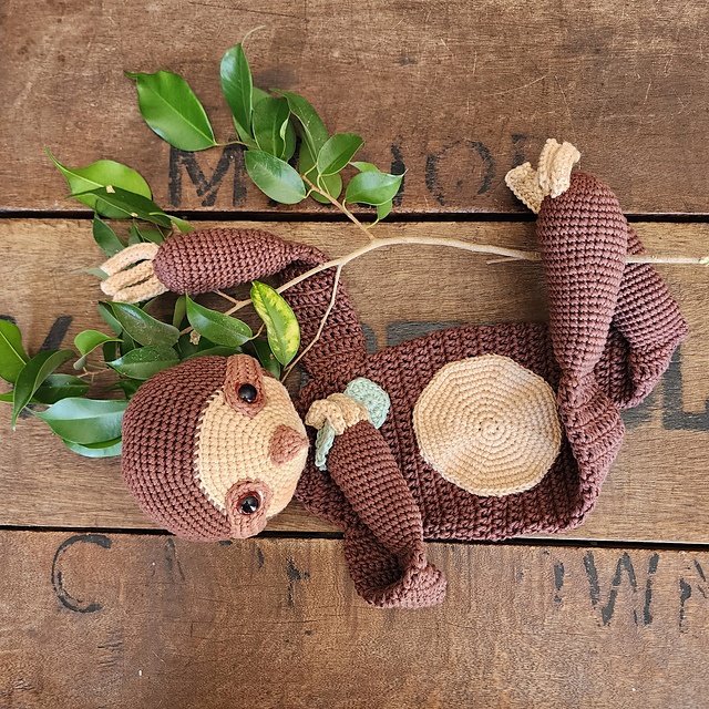 Ravelry: Melly Teddy Ragdoll Sally Sloth pattern by Melanie Grobler