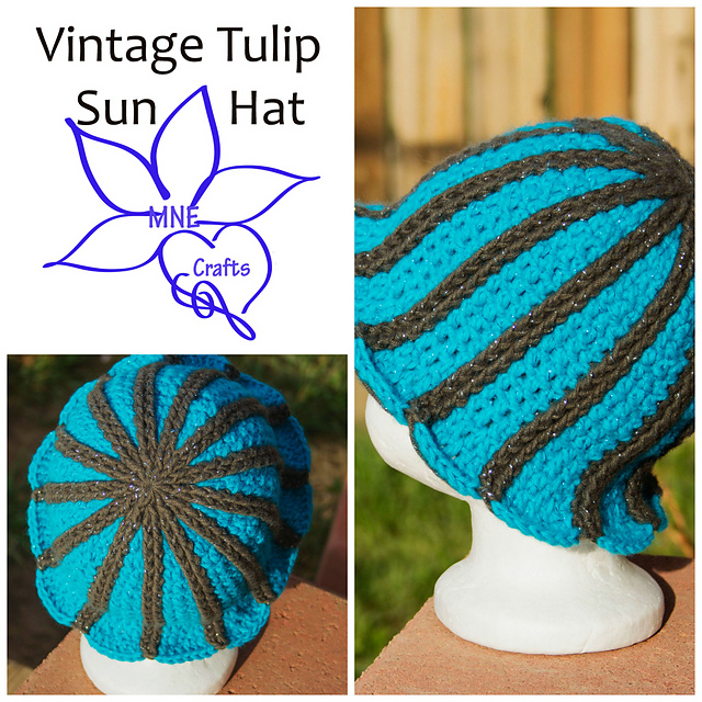 Ravelry: Vintage Tulip Sun Hat pattern by Manda Nicole