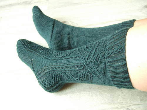Ravelry: Sock Around the Clock pattern by Natalia Vasilieva