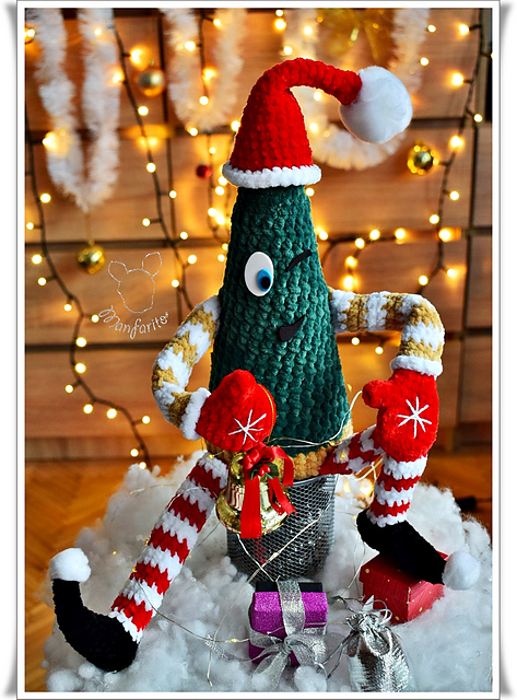 Ravelry: Mr. Christmas tree pattern by Małgorzata Luty