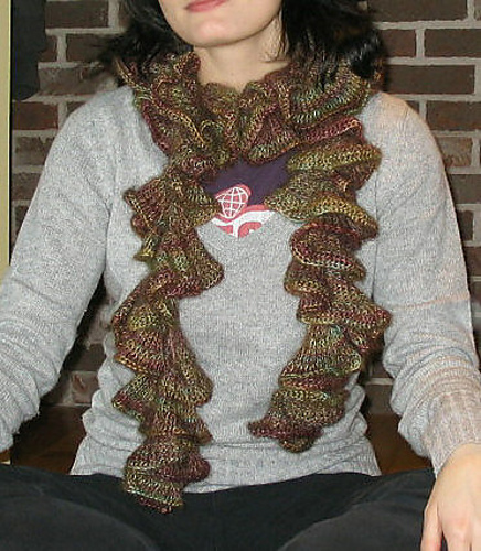 Ravelry: Ribbon Scarf pattern by Jillian Moreno