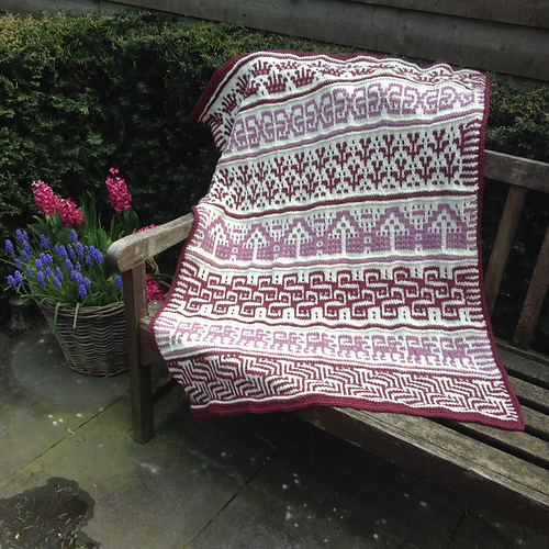 Ravelry: Mosaic Baby Blanket pattern by Margaret MacInnis