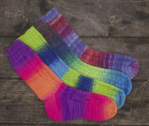 Ravelry: Traveling Sock Collection - Cables pattern by Mara Jessup