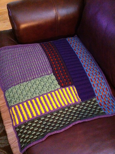 Ravelry: Slip Stitch Sampler Throw pattern by Irina Poludnenko