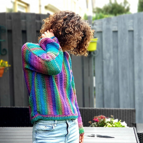 Ravelry: Sparkling Rainbow Jumper pattern by Catalina Ungureanu