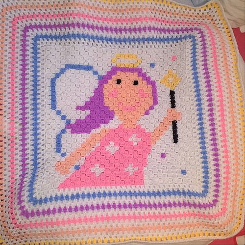 Ravelry: C2C Angel Graphghan pattern by Made With Love By Daisy