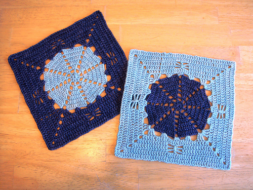 Ravelry: First Frost - 8" square pattern by Melinda Miller