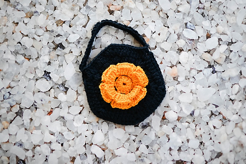 Ravelry: Flower Hexagon Child's Purse pattern by Marie Segares
