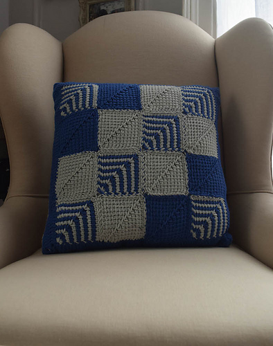 Ravelry: Mitered Square Pillow pattern by Marie Segares