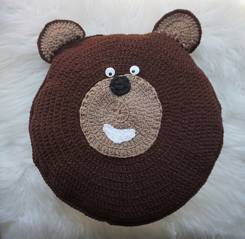 Ravelry: Theodore Bear Pillow Pal pattern by Marie Segares