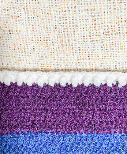 Ravelry: Retro Rainbow with Cumulus Clouds Pillow pattern by Marie Segares