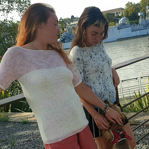 Ravelry: Shae Summer Sweater pattern by Marie Villame