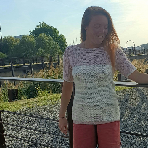 Ravelry: Shae Summer Sweater pattern by Marie Villame