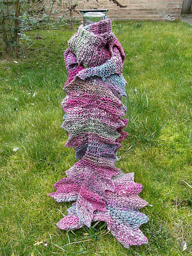 Ravelry: Dragon Tail Scarf pattern by Renee Van Hoy