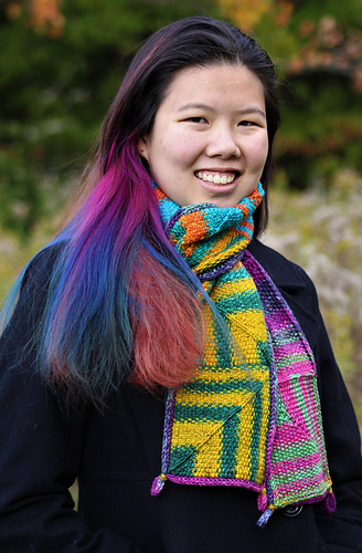 Ravelry: Pixelated Scarf pattern by MarinJaKnits