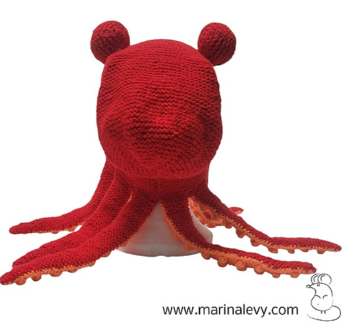 Ravelry: Octopus Style Knitted Hat pattern by Marina Levy