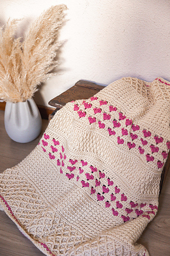 Ravelry: Heirloom Heart Blanket pattern by Marina Nikolaidou