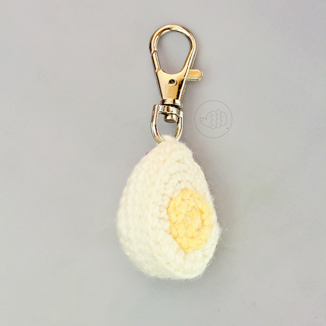 Ravelry: Boiled Egg Keychain pattern by Marinda Jansen van Rensburg