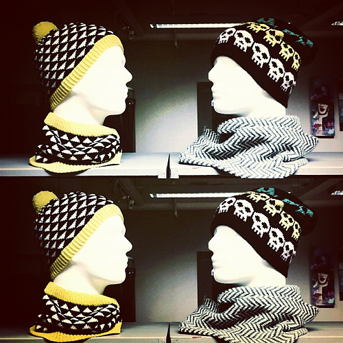 I created an alt / goth / punk knitting pattern collection for anyone ...